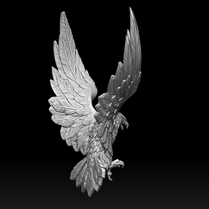 3D Printable eagle by Dmitry Tishchenkov
