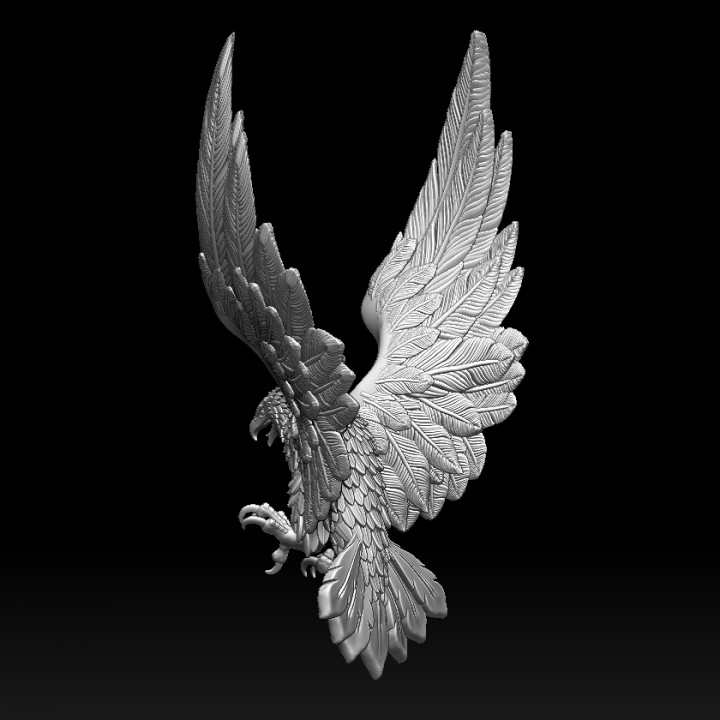 3D Printable eagle by Dmitry Tishchenkov