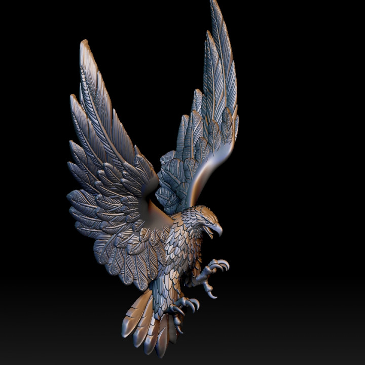 3D Printable eagle by Dmitry Tishchenkov