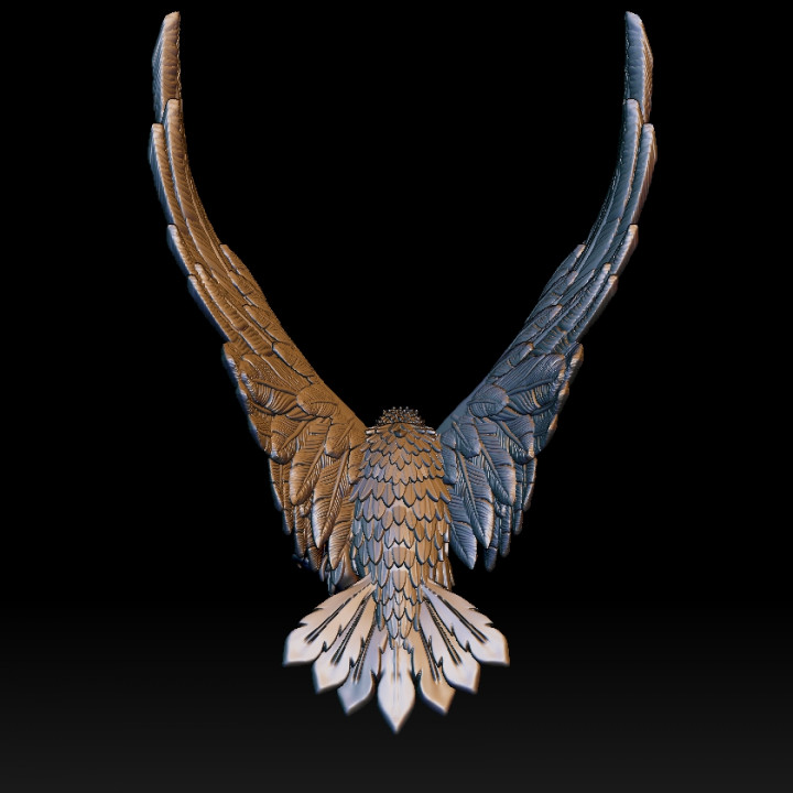 3D Printable eagle by Dmitry Tishchenkov