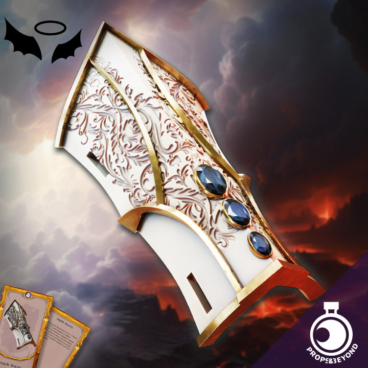 3D Printable Angelic Bracers by Props&Beyond