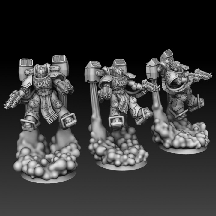 3D Printable Guardians of the Path Inception Jump Troops (presupported ...