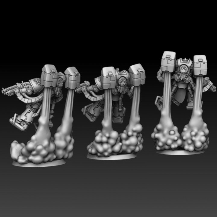 3D Printable Guardians of the Path Inception Jump Troops (presupported ...
