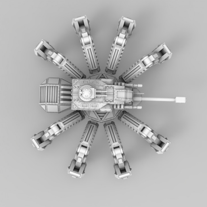 3D Printable Spider Tank Mk1 by Rogue Sculpts