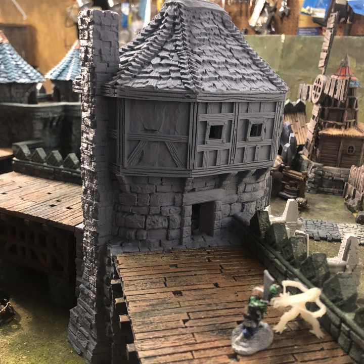 3D Printable ARX RENOVATUR Expansion: Citadel Wall 45 Degree Turn by ...