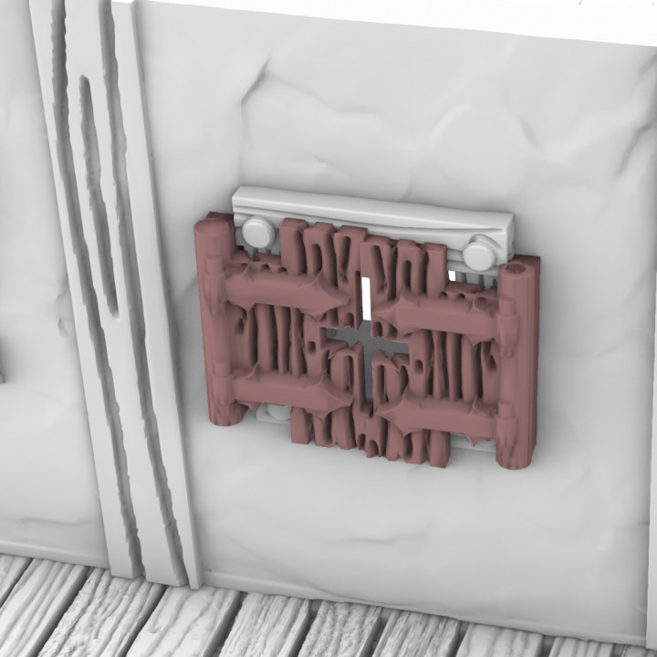 3D Printable ARX RENOVATUR Expansion: Citadel Wall 45 Degree Turn by ...