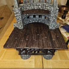3D Printable ARX RENOVATUR Expansion: Citadel Wall Straight Half Tower ...
