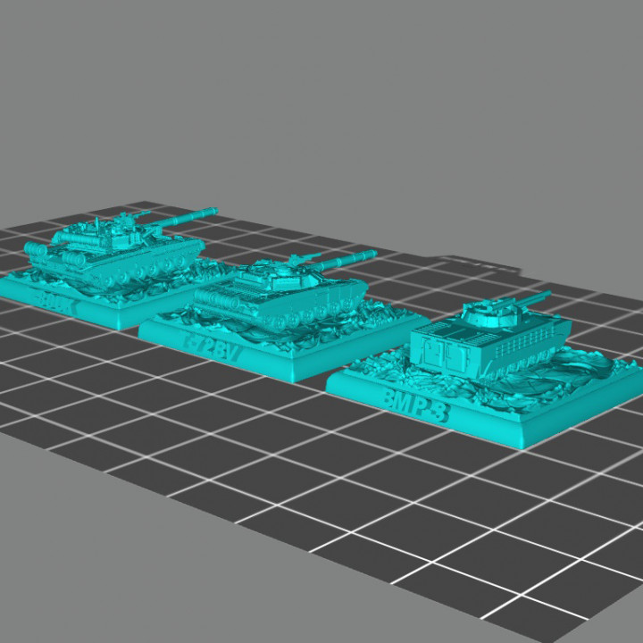 3D Printable 6MM RUSSIAN Armour pack-1 by Carl Woodhall