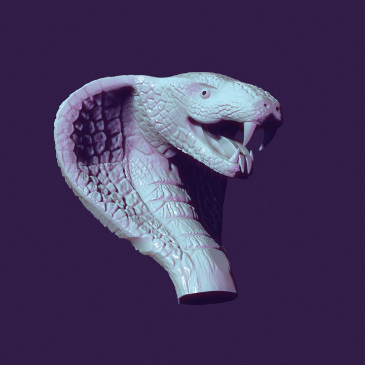 3D Printable cobra for casting by Viktoriya Kabanova