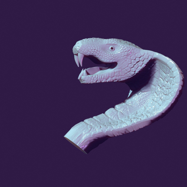 3D Printable cobra for casting by Viktoriya Kabanova