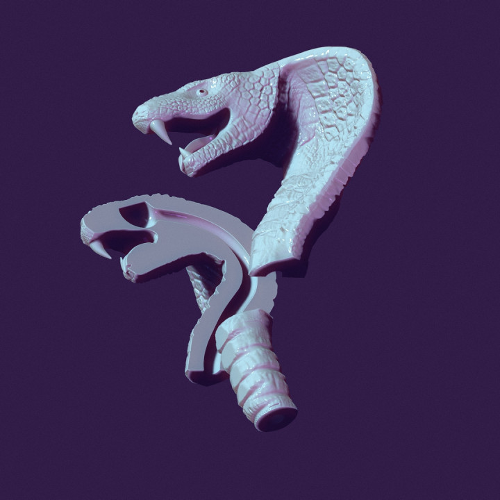 3D Printable cobra for casting by Viktoriya Kabanova