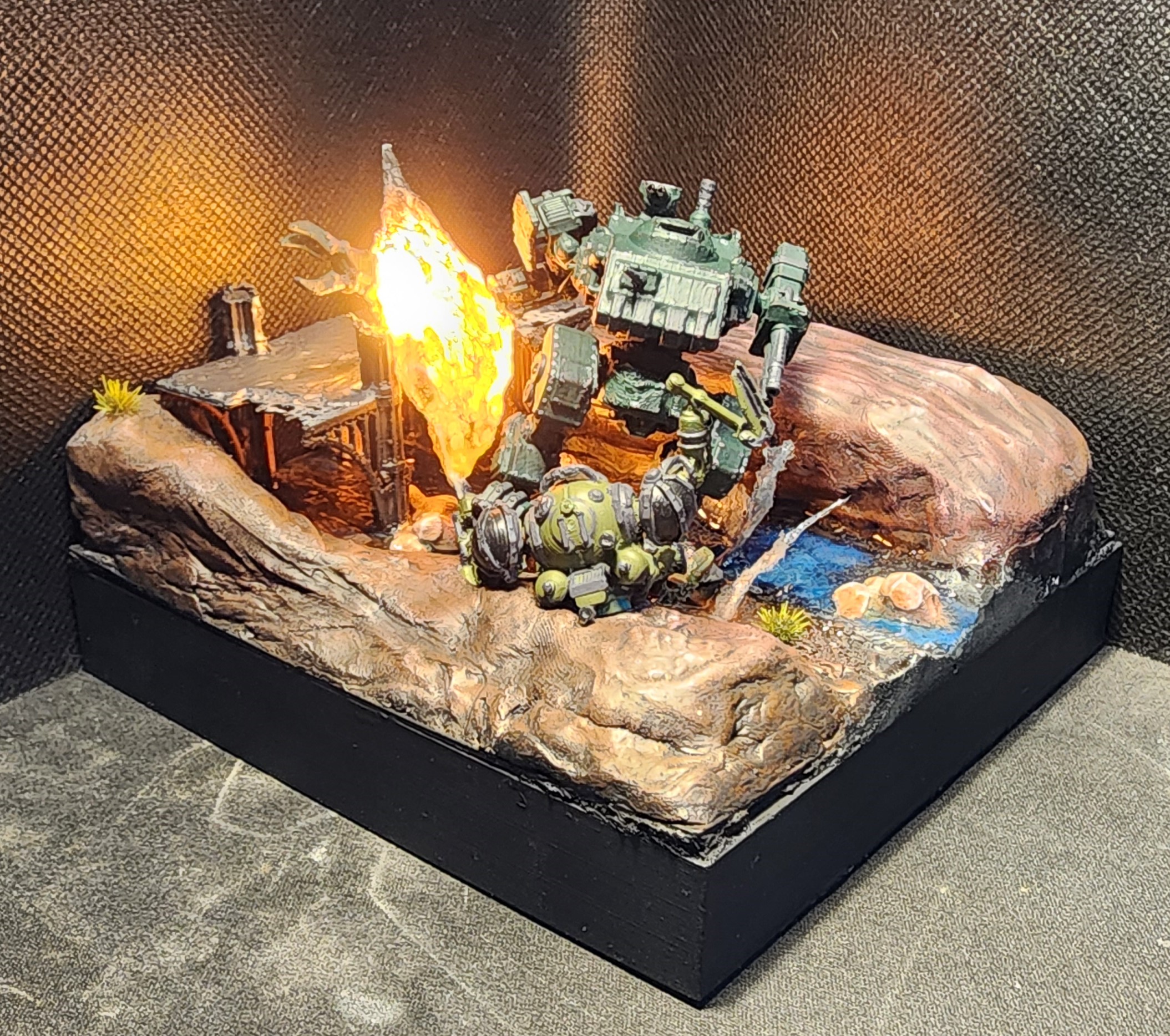 3D Printable "Trench" Light Rig | Dieselpunk Mech by Scoutsifer Studio