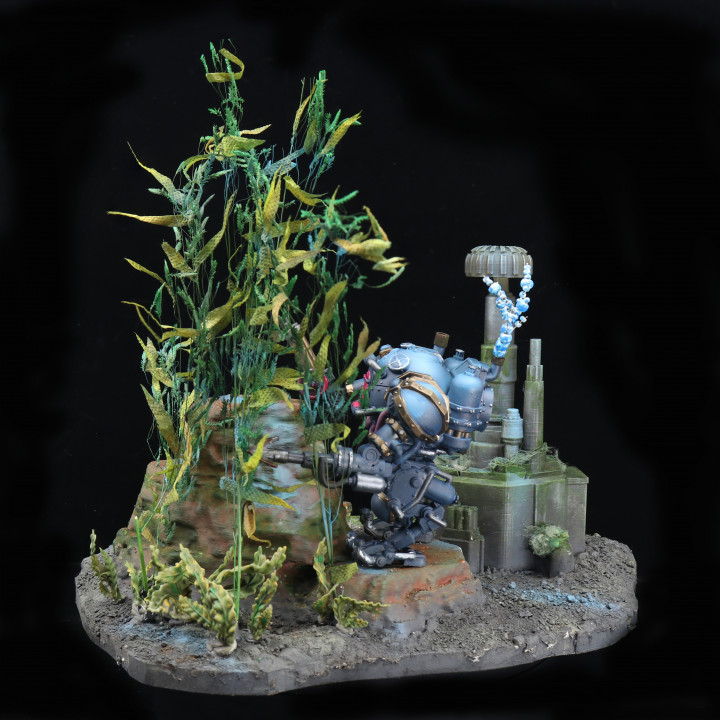 3D Print of "Trench" Light Rig | Dieselpunk Mech by jimholmes