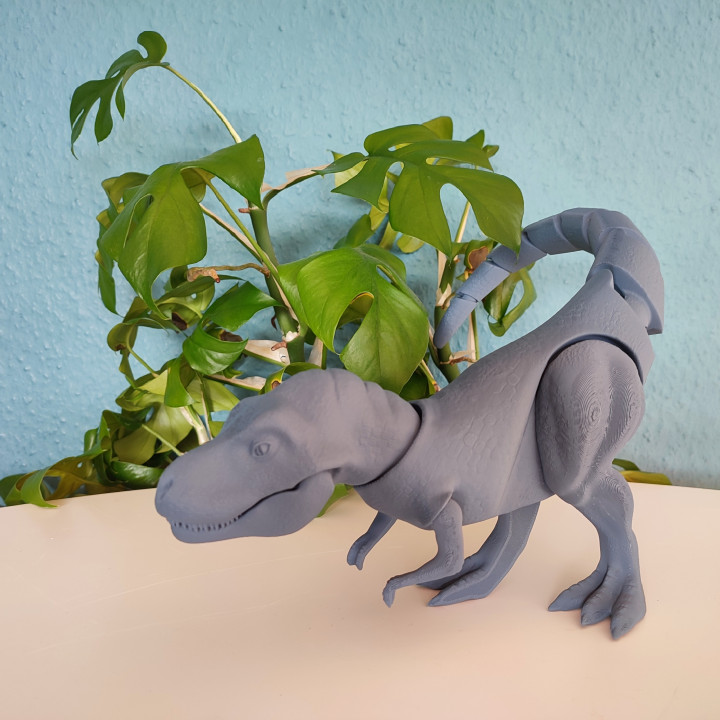 3d Printable T Rex Flexi By Boby Green Creations