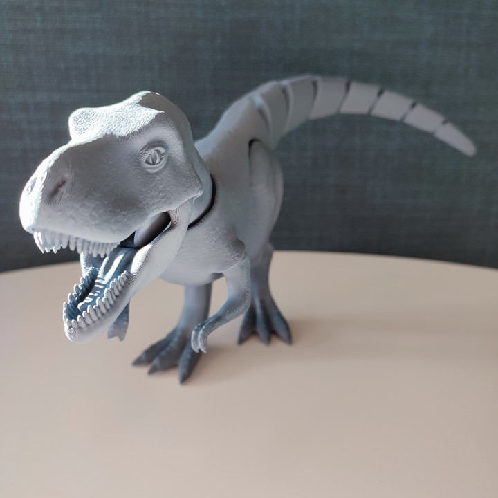 3d Printable T Rex Flexi By Boby Green Creations