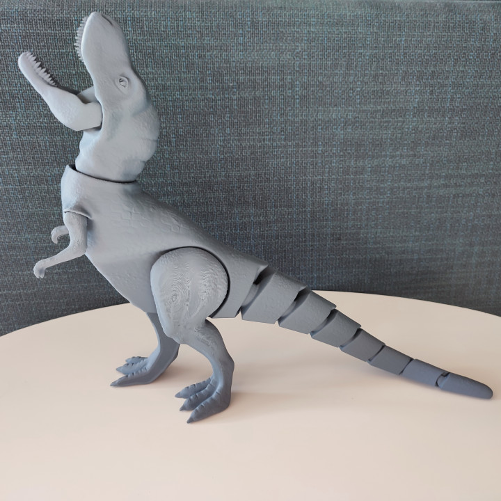 3D Printable T-Rex Flexi by Boby Green Creations