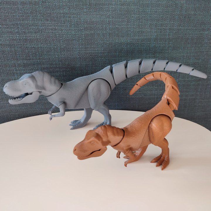 3d Printable T Rex Flexi By Boby Green Creations