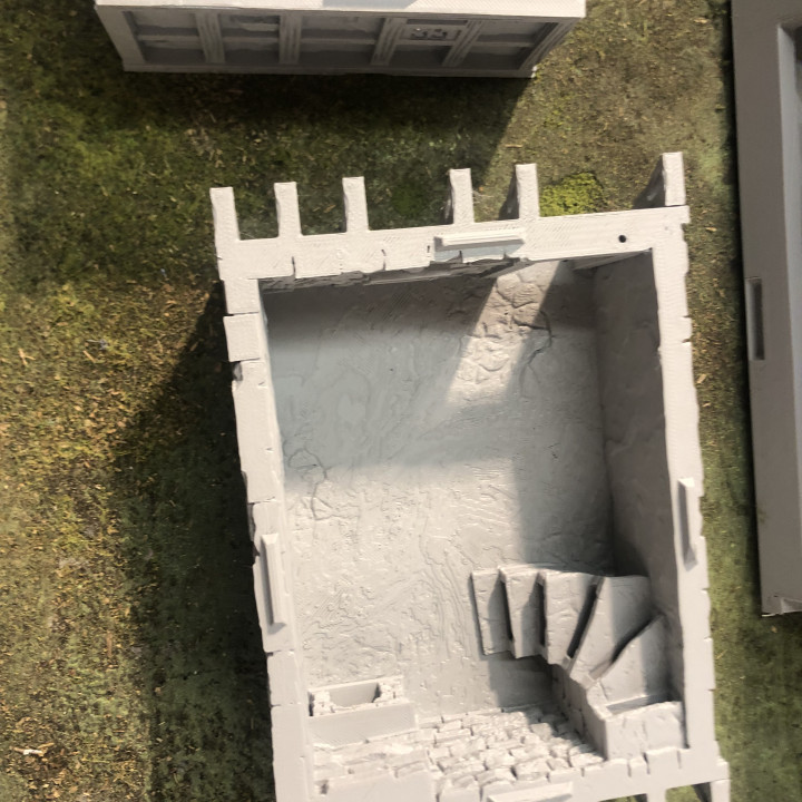 3D Printable Timber Row House Beta by GameScape3D