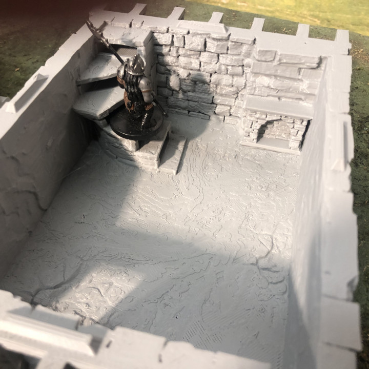 3D Printable Timber Row House Beta by GameScape3D