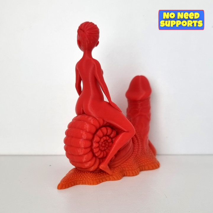 3D Printable Riding Dicky Snail by iradj3d