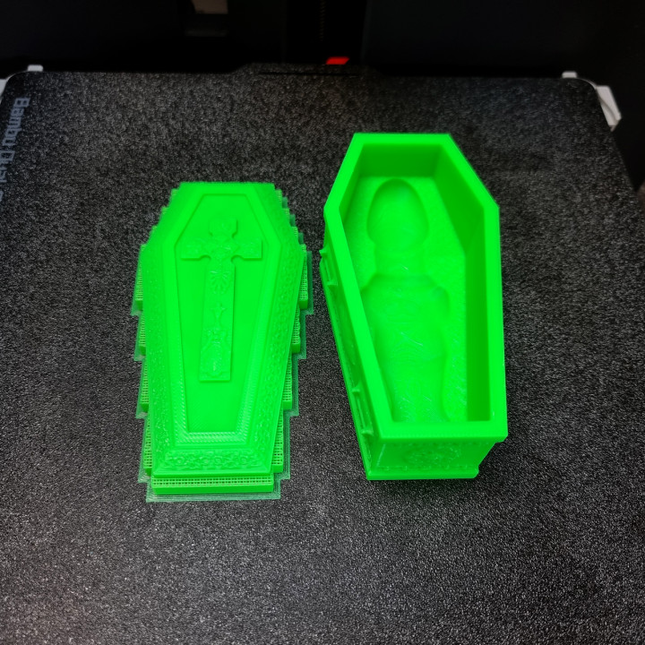 3D Printable Mr Dicky Coffin by iradj3d