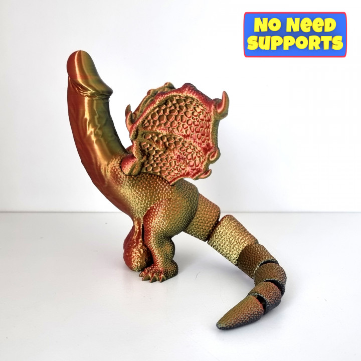 3D Printable Flying Dicky Dragon by iradj3d