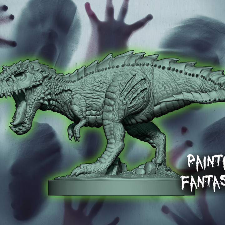 3D Printable Zombie Rex by Studio Fantasms
