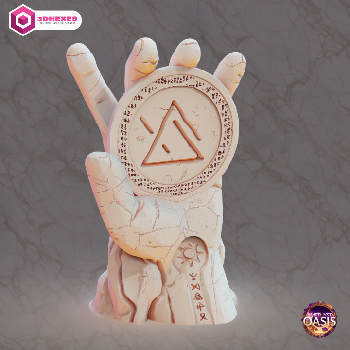 3D Printable Guarding Runes Set by 3DHexes