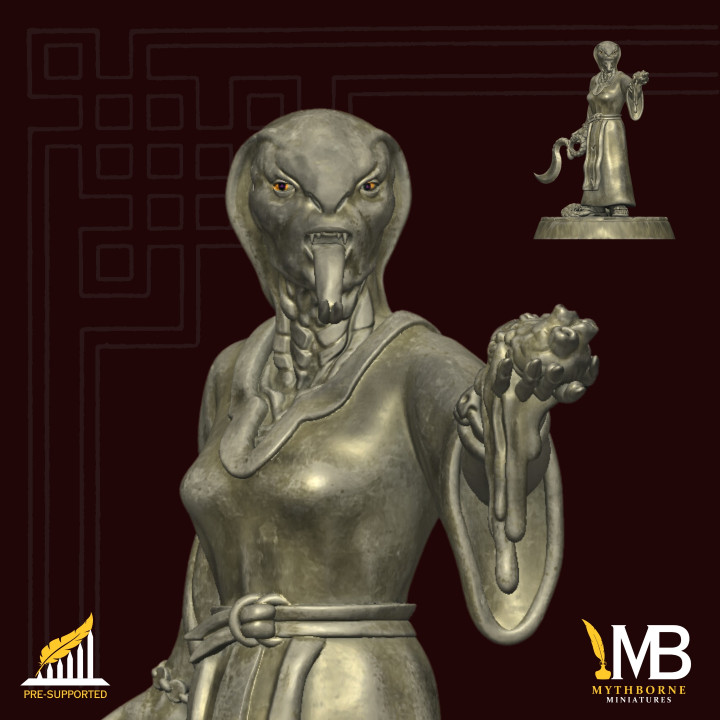 3D Printable Cult of the Serpent - October 2023 Collection by Mythborne ...