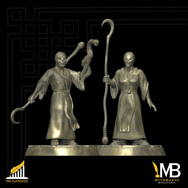 3D Printable Cult of the Serpent - October 2023 Collection by Mythborne ...