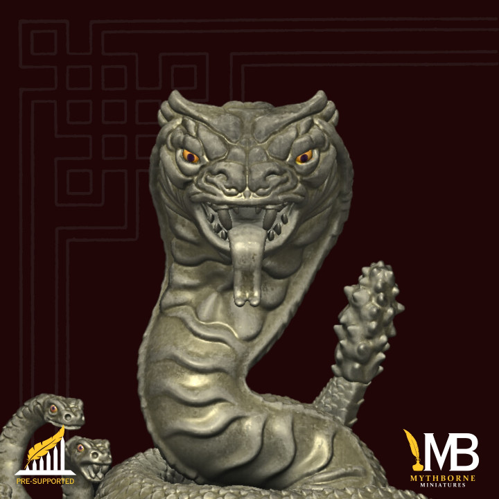 3D Printable Cult of the Serpent - October 2023 Collection by Mythborne ...