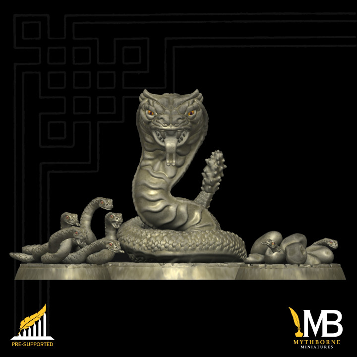 3D Printable Cult of the Serpent - October 2023 Collection by Mythborne ...