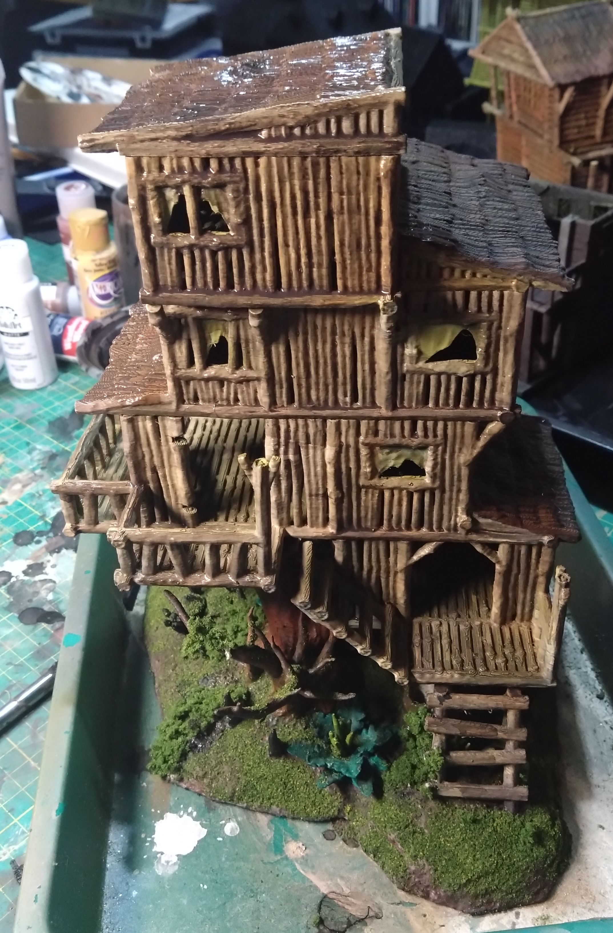 3D Printable Swamp Inn - Tabletop Terrain - 28 MM by MiniatureLand