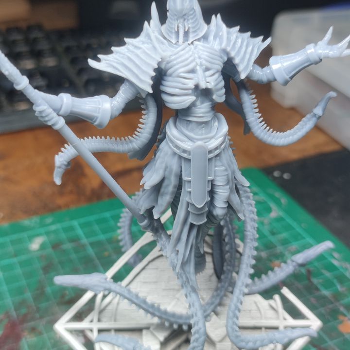 3D Print of Amothep The Dark Pharaoh by PeachCai