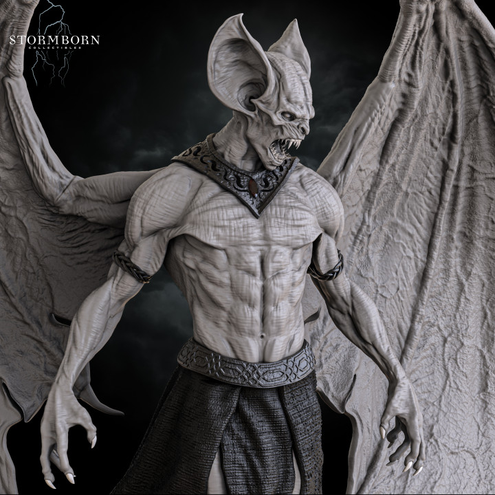 3D Printable Vampire Lord (2 sizes included) by Stormborn Collectibles