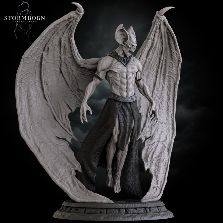 3D Printable Vampire Lord (2 sizes included) by Stormborn Collectibles