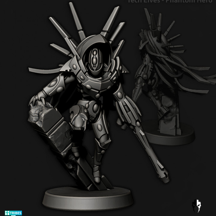 3D Printable Tech Elves - Elites by Edge Miniatures