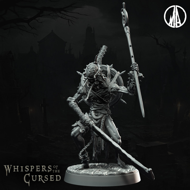 3D Printable Dreadful Executor - 4 poses - Whispers of the Cursed by ...