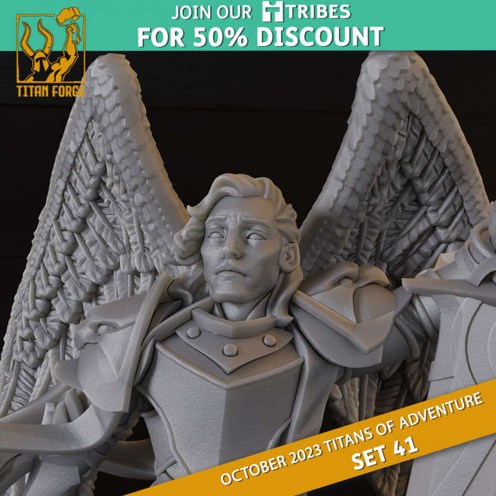 3D Printable RPG - DnD Hero Characters - Titans of Adventure Set 41 by ...