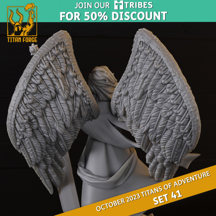 3D Printable RPG - DnD Hero Characters - Titans of Adventure Set 41 by ...