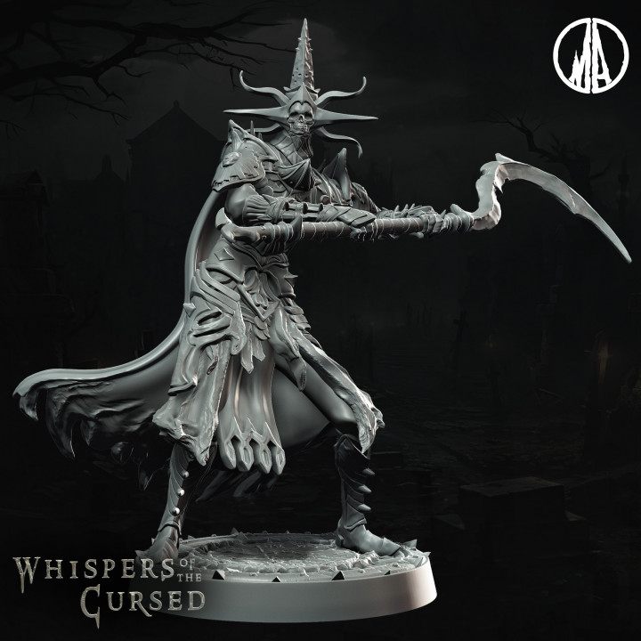 3D Printable Sorrowful Wraith - 5 poses - Whispers of the Cursed by ...