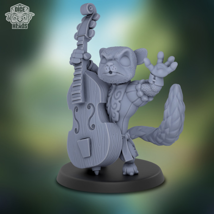 3D Printable Animal Bard Collection (pre-supported included) by Dice Heads
