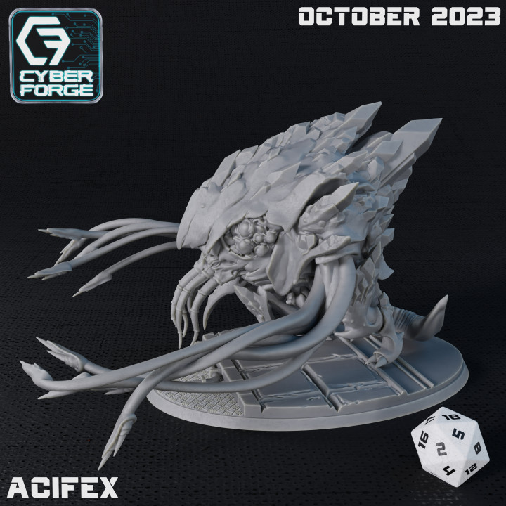 3D Printable Cyber Forge - October 2023 Release by Titan Forge Miniatures