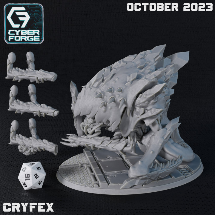 3D Printable Cyber Forge - October 2023 Release by Titan Forge Miniatures