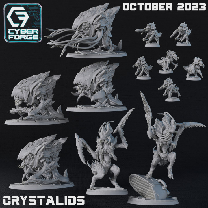3D Printable Cyber Forge - October 2023 Release by Titan Forge Miniatures