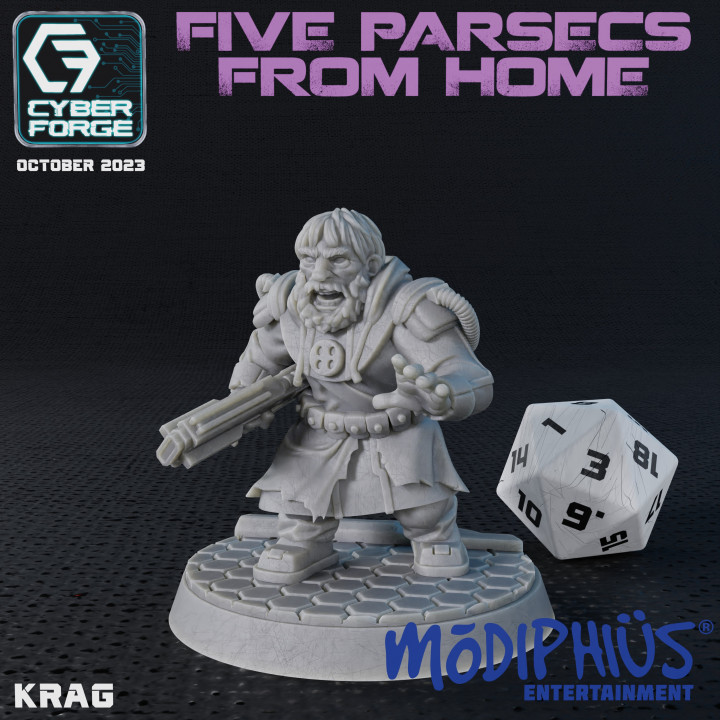 3D Printable Cyber Forge - October 2023 Release by Titan Forge Miniatures