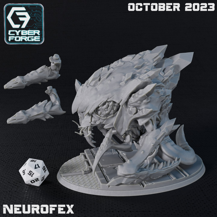 3D Printable Cyber Forge - October 2023 Release by Titan Forge Miniatures