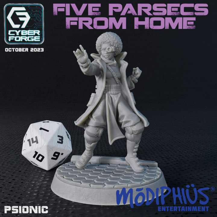 3D Printable Cyber Forge - October 2023 Release by Titan Forge Miniatures