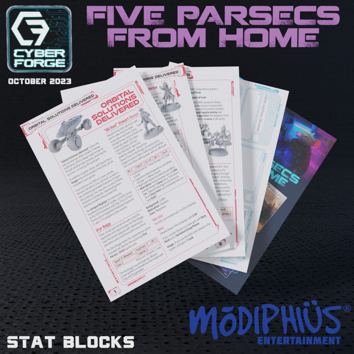 3D Printable Cyber Forge - October 2023 Release by Titan Forge Miniatures