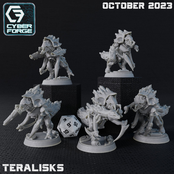 3D Printable Cyber Forge - October 2023 Release by Titan Forge Miniatures